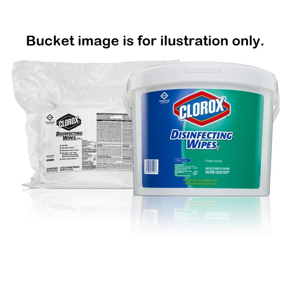 1 Bucket Wipes Clorox Disinfecting Wipes - 1 bucket of 700 wipes ...