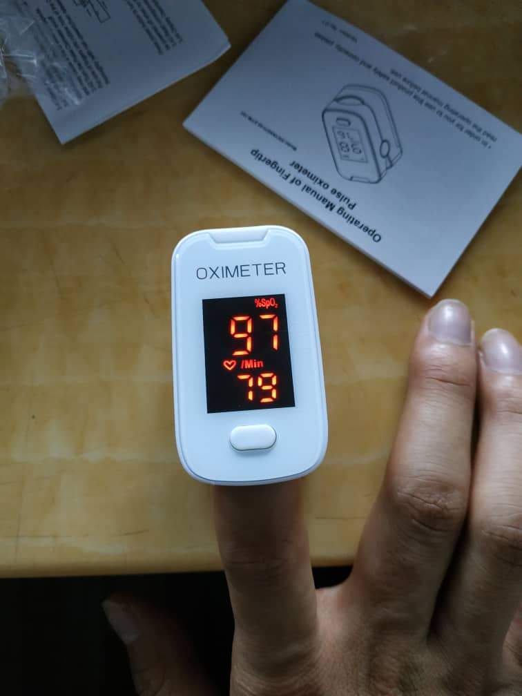 Portable Fingertip Pulse Oximeter - FDA approved - tested - measure ox ...